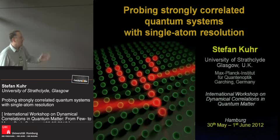 Probing strongly correlated quantum systems with single-atom resolution ...