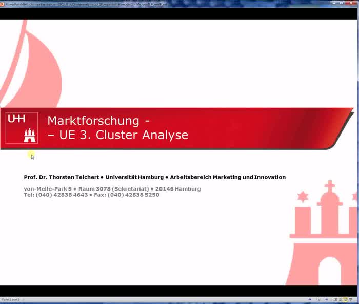 3. Cluster Analyse mit STATA - Carsten Rasch - Universität Hamburg ...