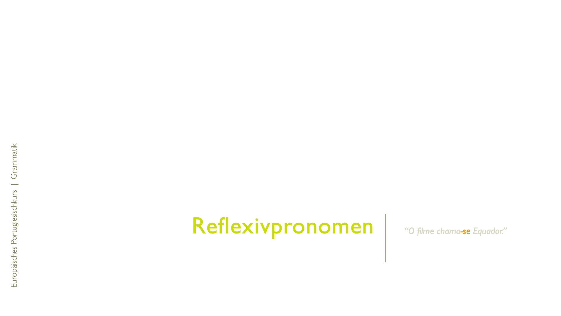 8 Pronomina | Reflexivpronomen - CLP/IC Hamburg - Universität Hamburg ...