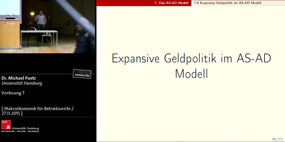 Vorlesung 7 (Teil 1) - Dr. Michael Paetz - Universität Hamburg - Lecture2Go