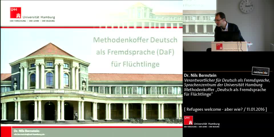 Deutsch als Fremdsprache für Flüchtlinge - Dr. Nils Bernstein ...