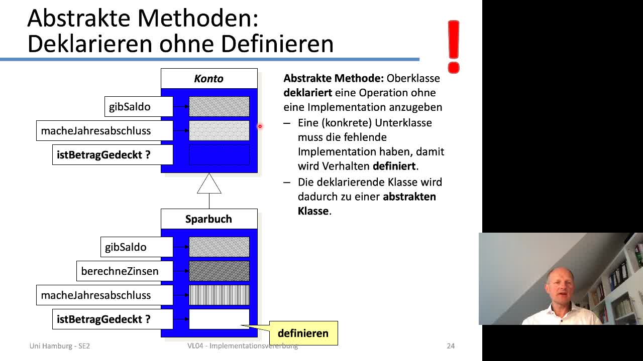 SE2-2020 4.3 Abstrakte Klassen und Methoden - Vorlesung ...